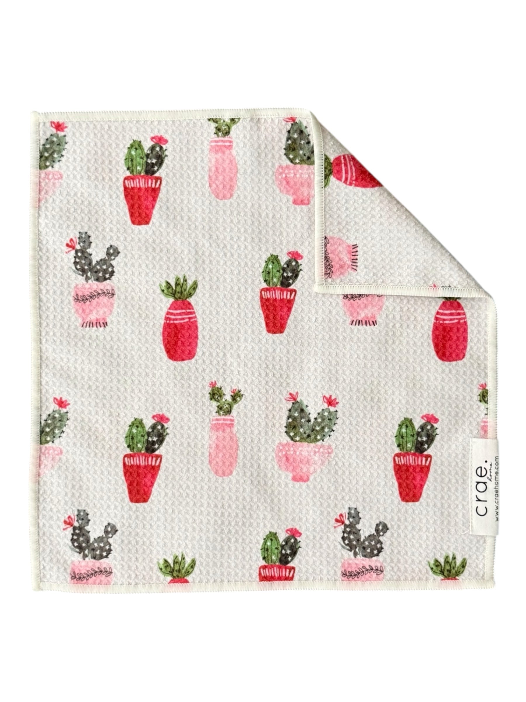 Pots Of Prickles: Double-Sided Washcloth – crae.