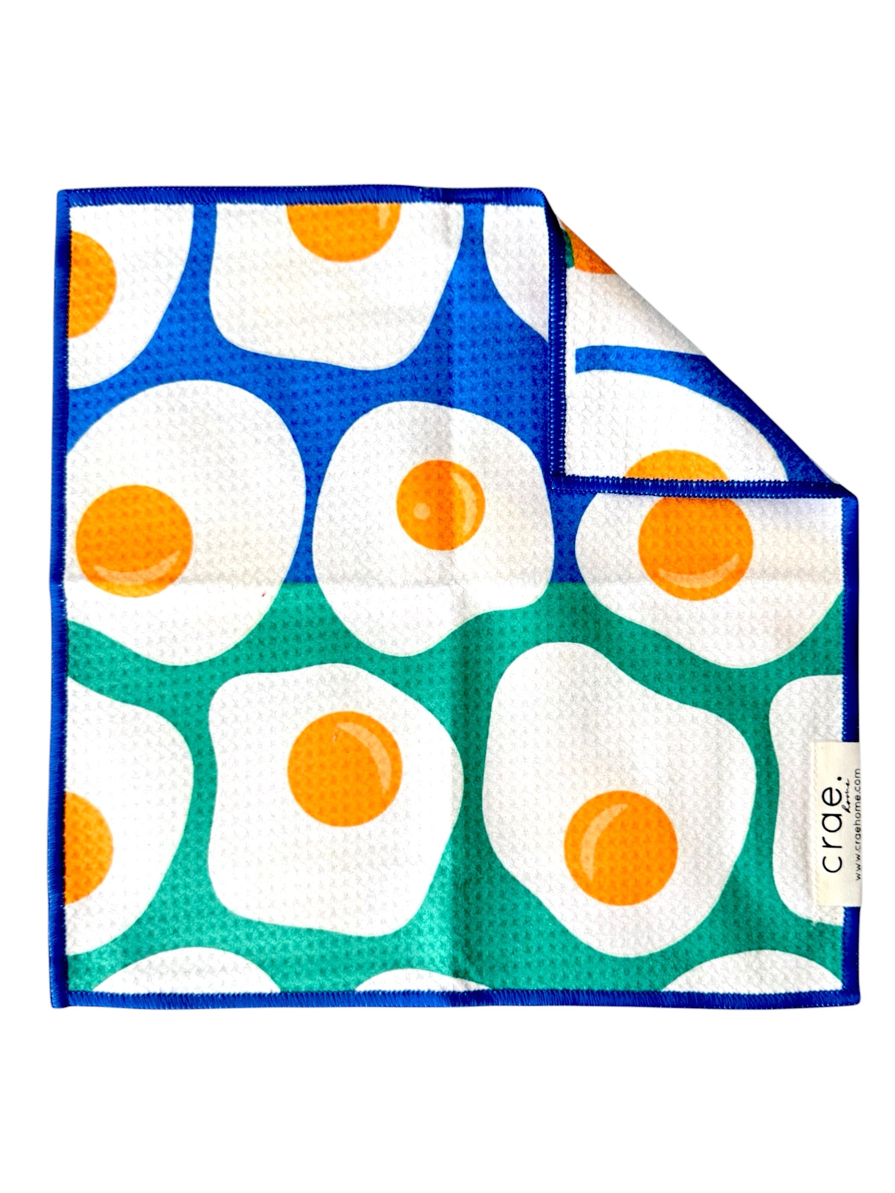 Over Easy: Double-Sided Washcloth – crae.