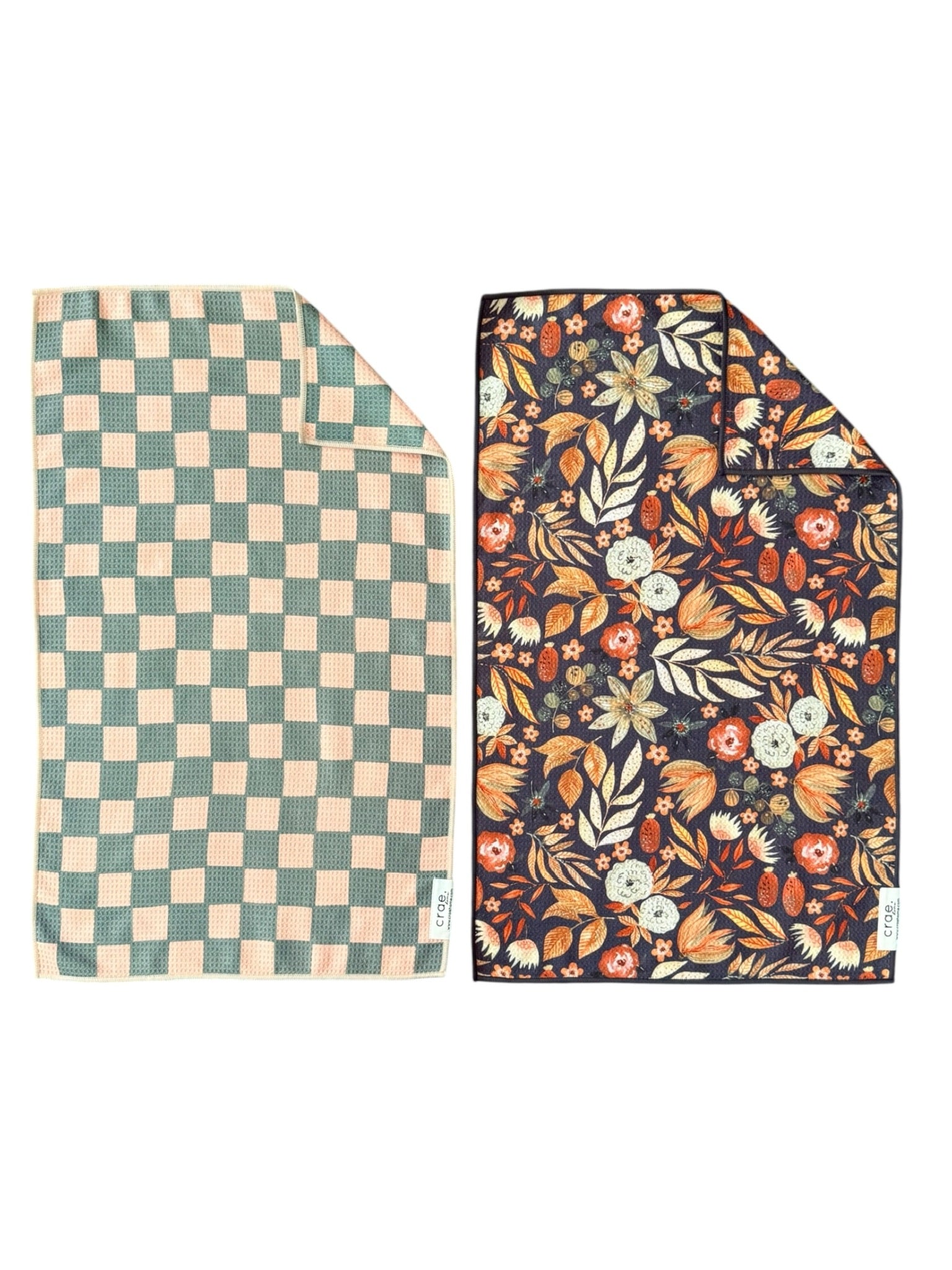 Evermore/Matilda: 2 Double Sided-Hand Towels – crae.