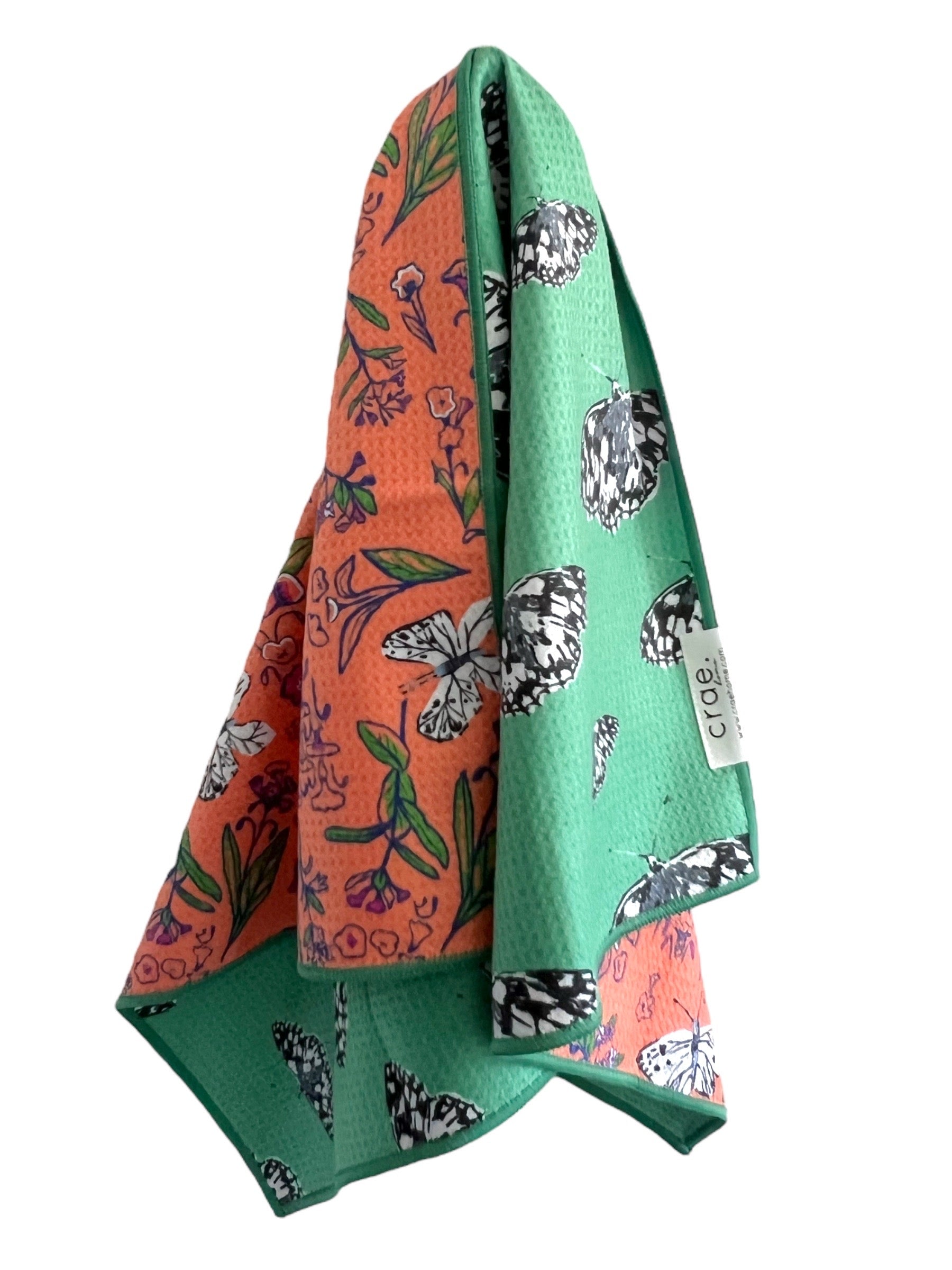 Papillon Reversible Hand Towel – crae.