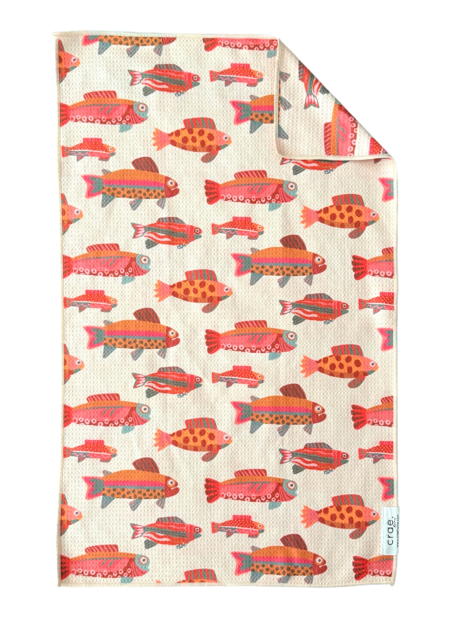 Speckled Fish: Double-Sided Hand Towel – crae.
