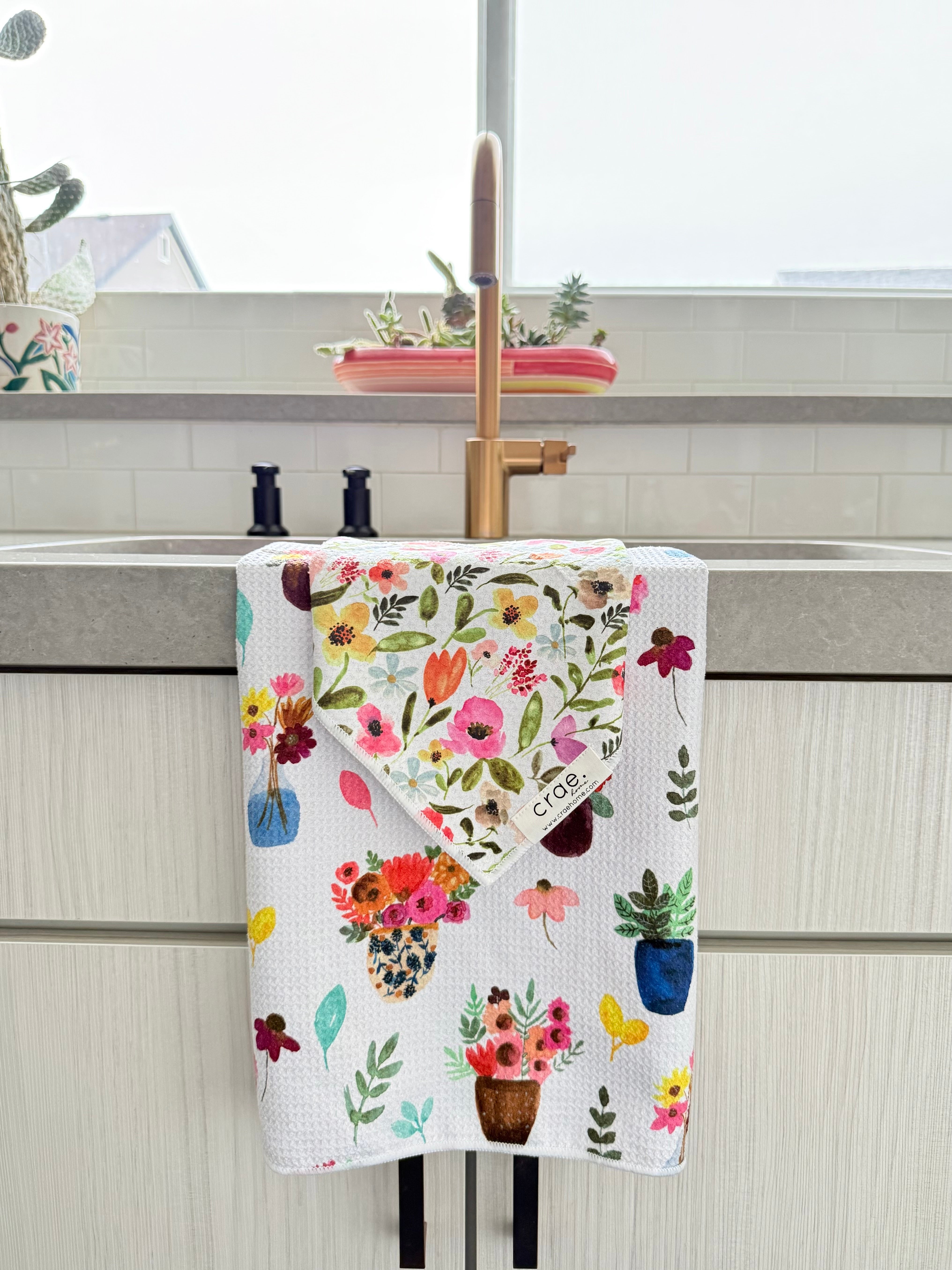 Petal Lane & Posey: Double Sided-Hand Towel Washcloth Set – crae.