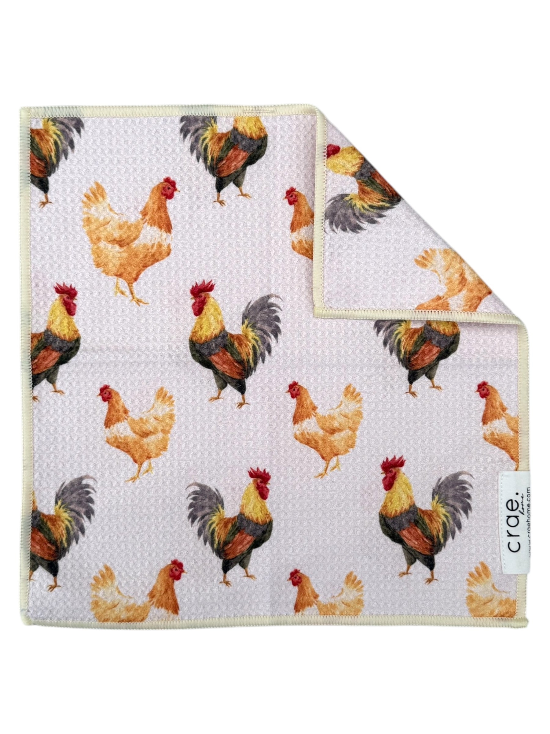 Cockadoodle: Double-Sided Washcloth – crae.